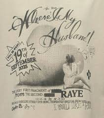 Raye - Where Is My Husband!: Single Review : At The Barrier